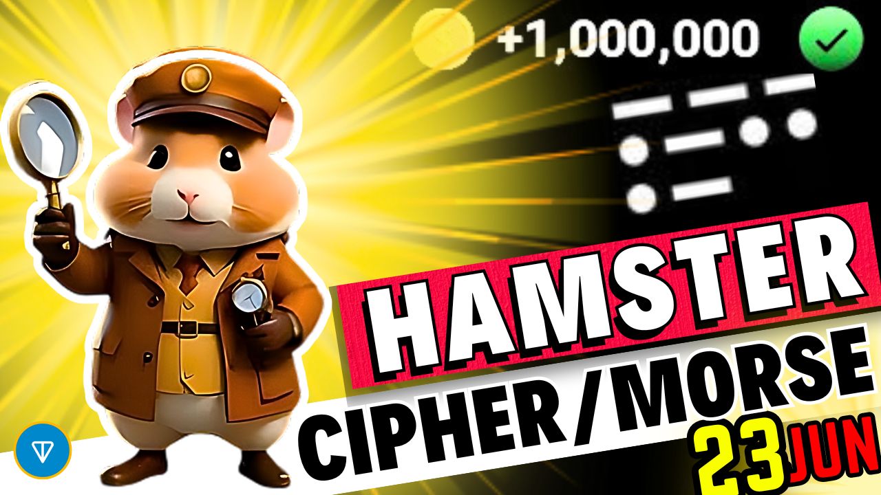 hamster kombat daily cipher morse code 23 june 2024 - kaleXmat